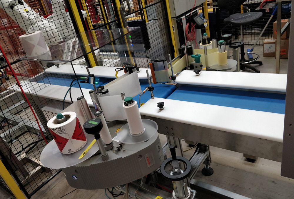 Label Application and Palletising Cell | Robotics and Drives